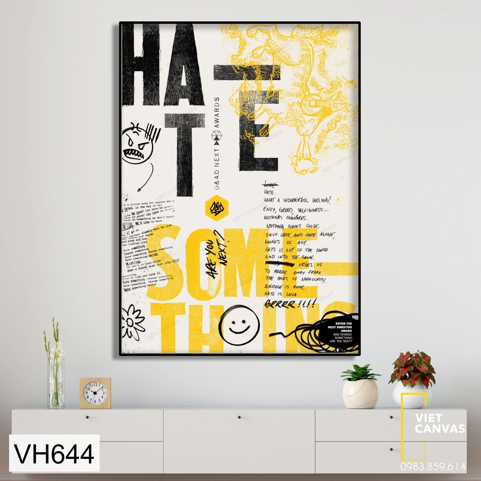 Tranh Quotes Tiếng Anh - VH644 - Viet Canvas
