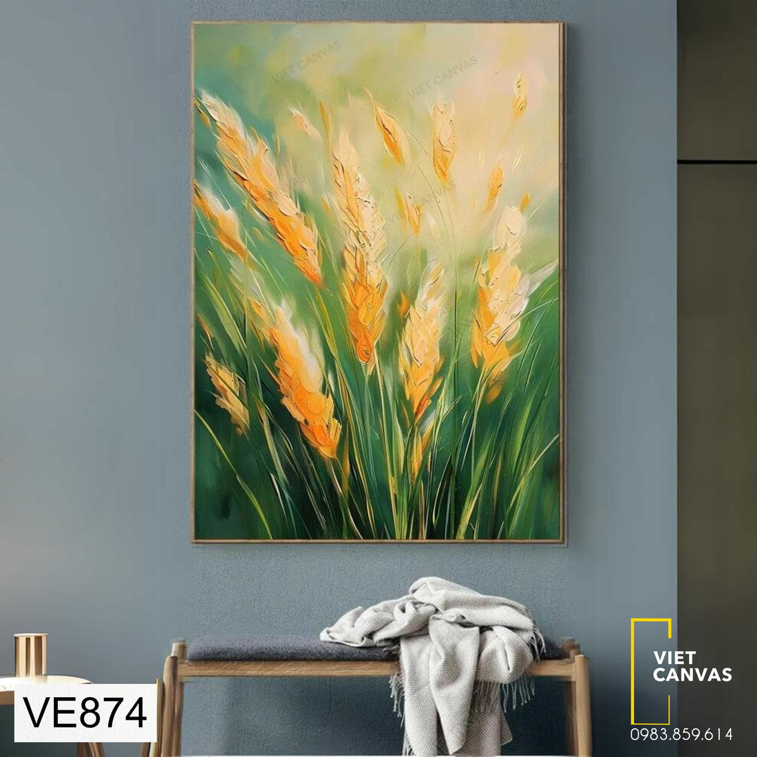 Tranh Lúa Chín - VE874 - Viet Canvas