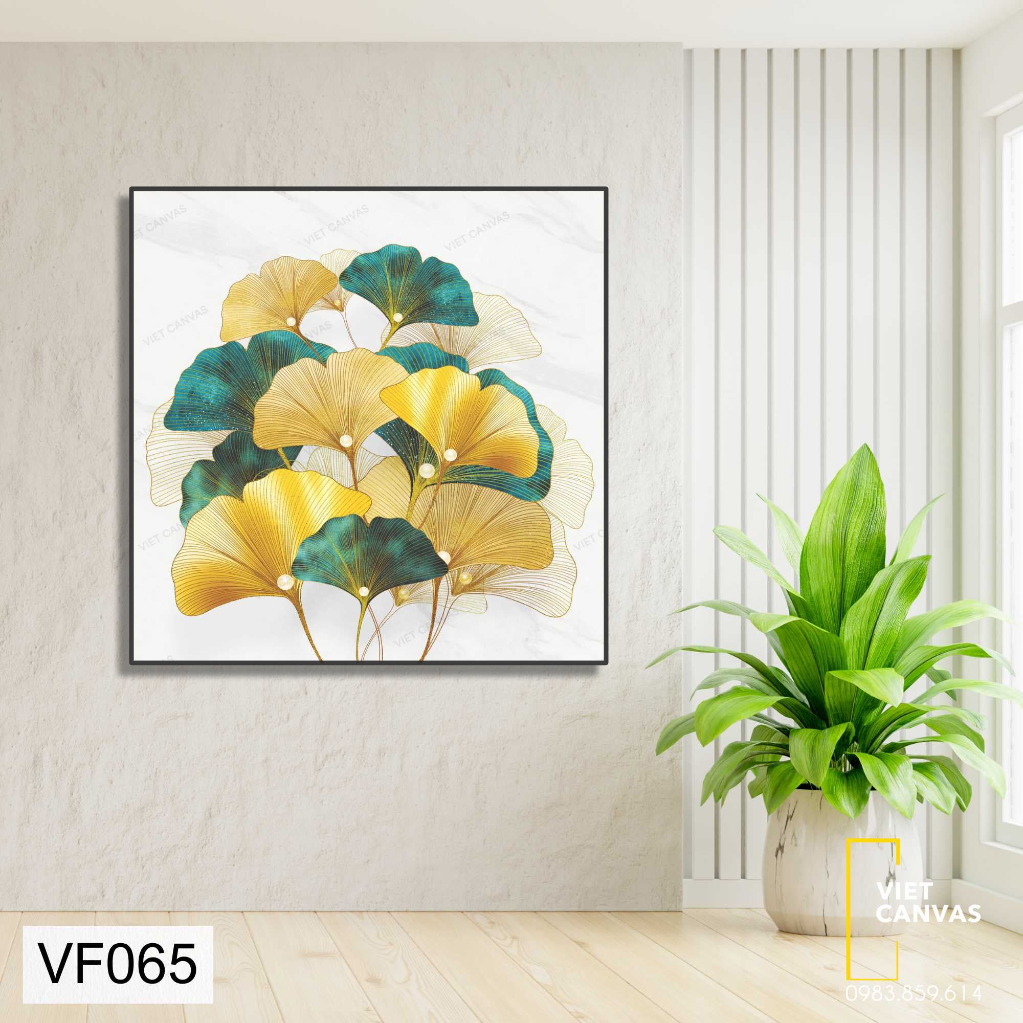 Tranh Cánh Hoa Bạch Quả - VF065 - Viet Canvas