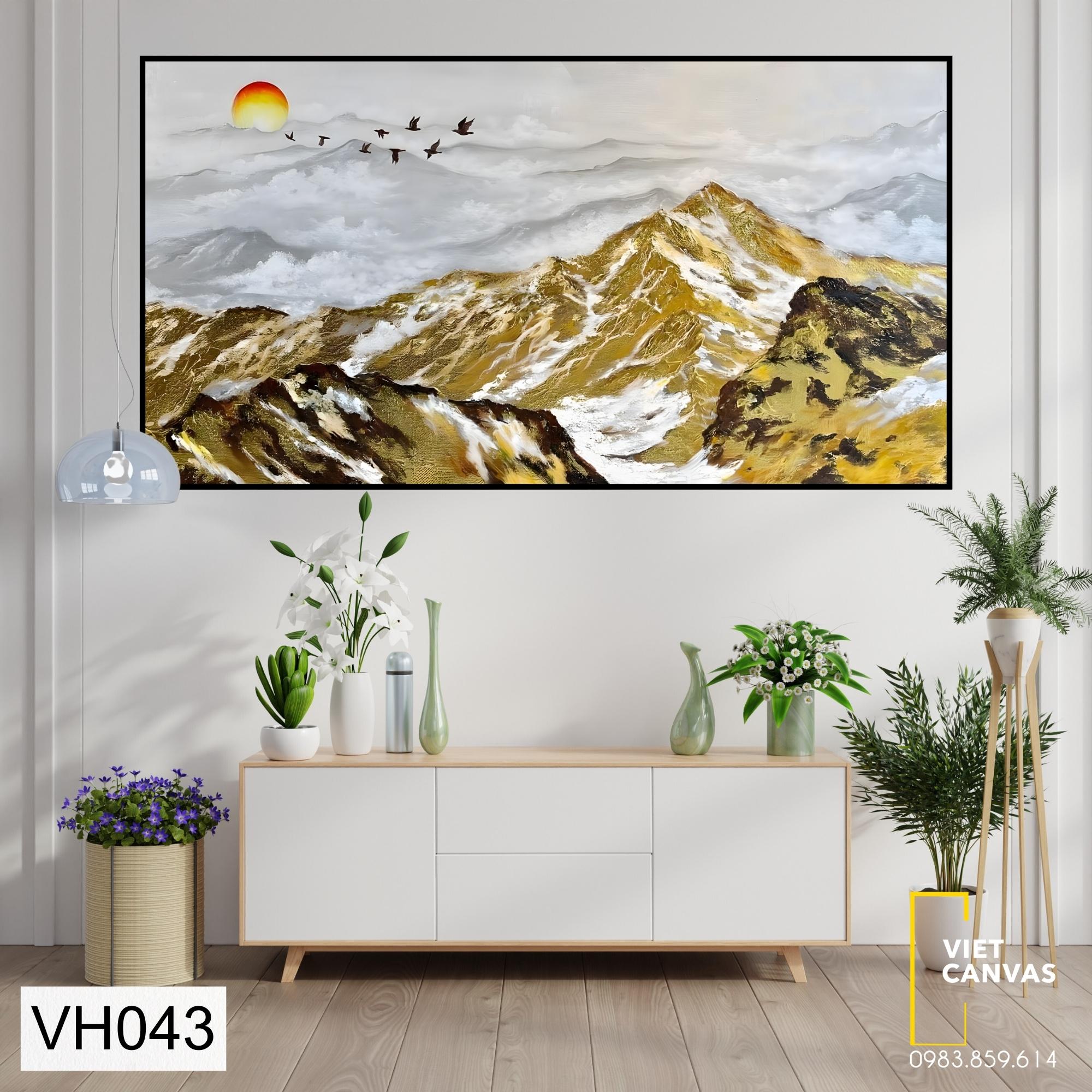 Tranh Dãy Núi Vàng - VH043 - Viet Canvas