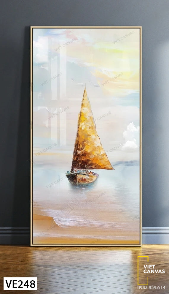 Tranh Thuyền Buồm Ngoài Khơi - VE248 - Viet Canvas