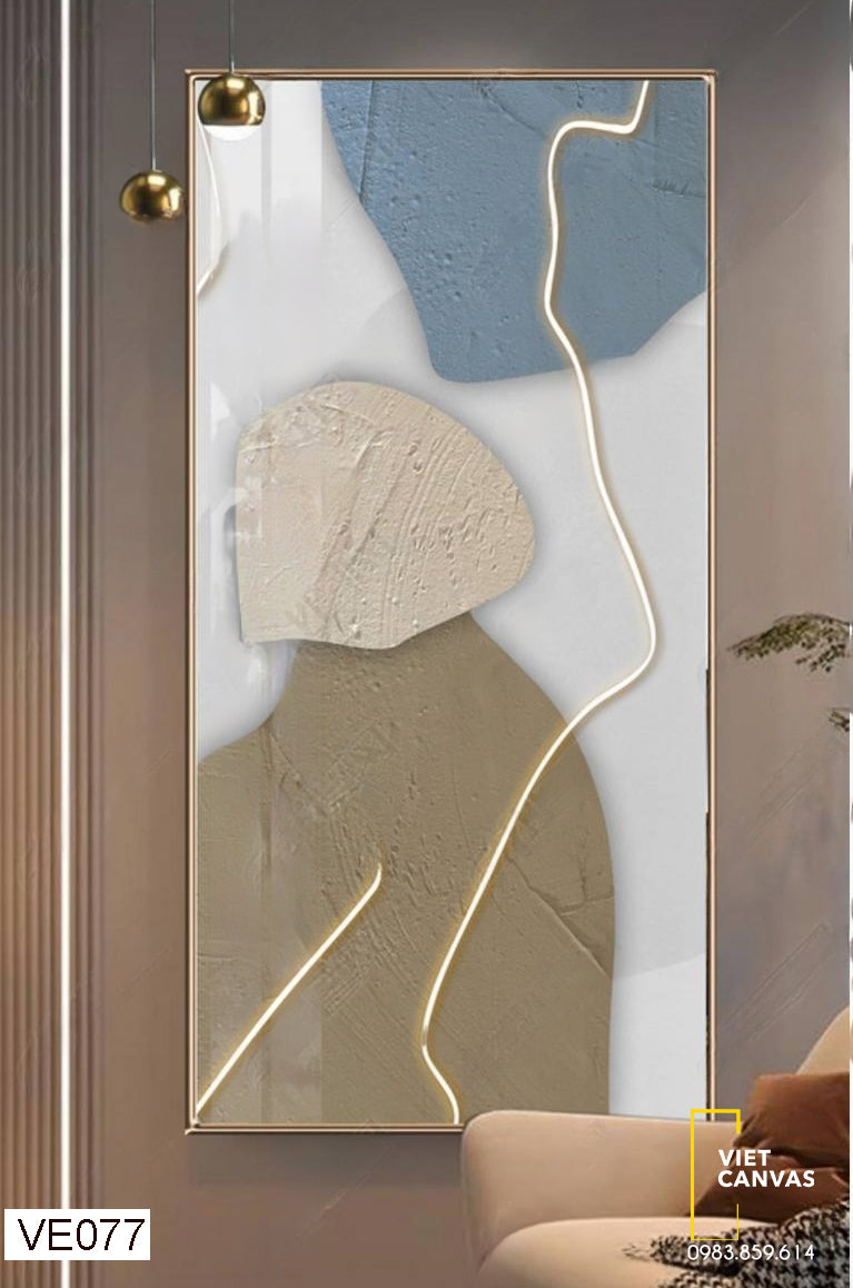 Tranh Trừu Tượng Tối Giản - VE077 - Viet Canvas