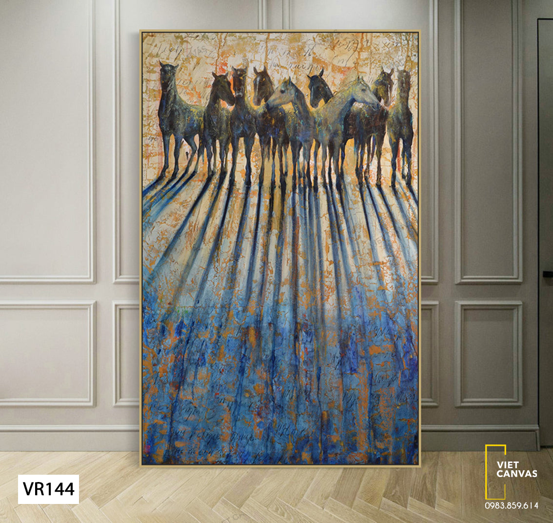 Tranh Đàn Ngựa - VR144 - Viet Canvas