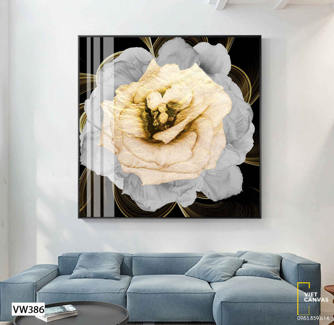 Tranh Đóa Hoa Mong Manh - VW386 - Viet Canvas