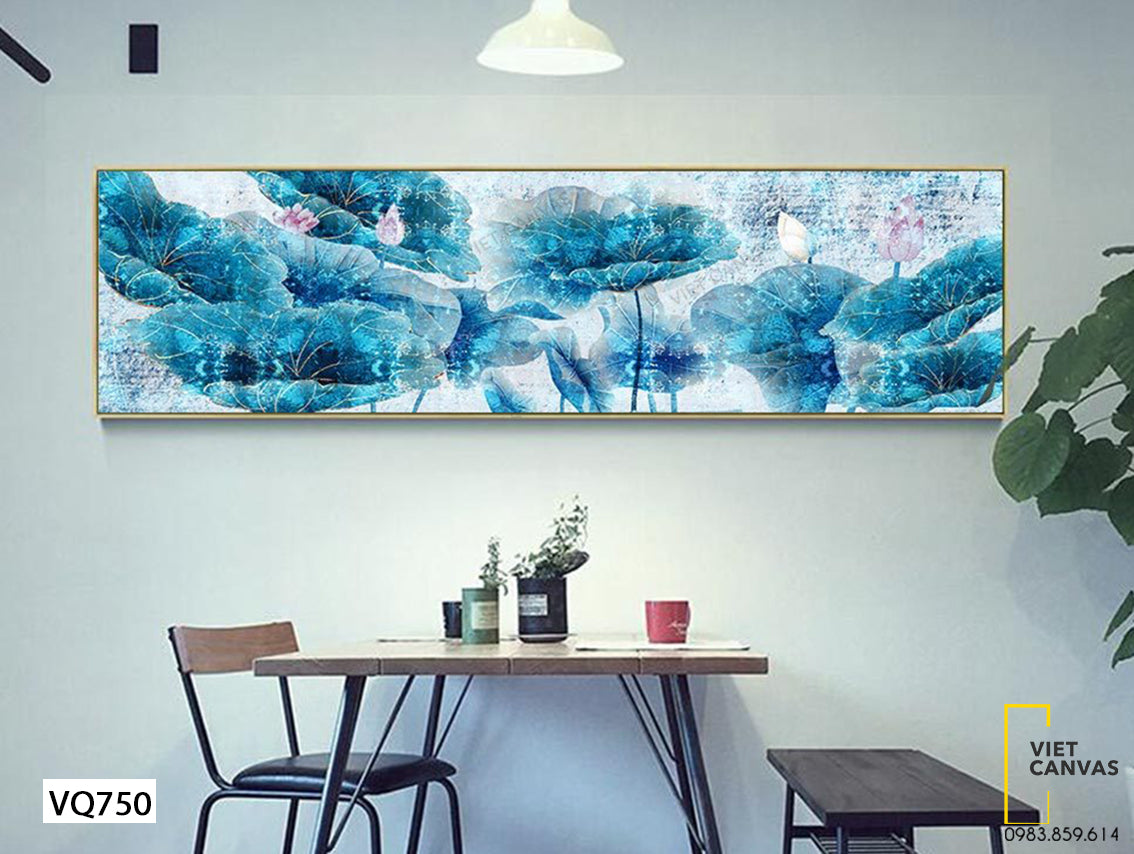 Tranh Hoa Sen - VQ750 - Viet Canvas