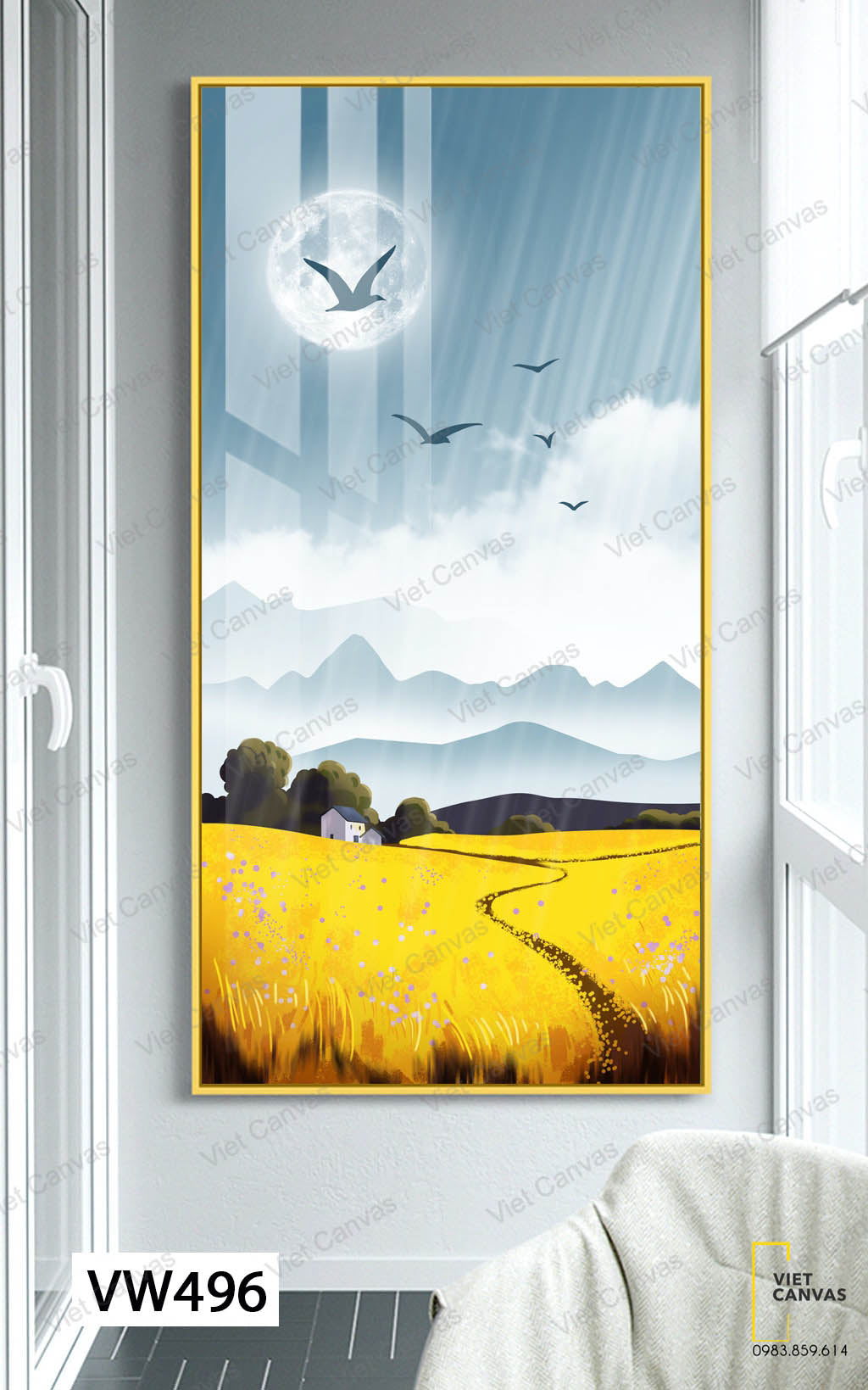 500+ Tranh Phong Cảnh Canvas Treo Tường Đẹp Nhất [Mới] - Viet Canvas
