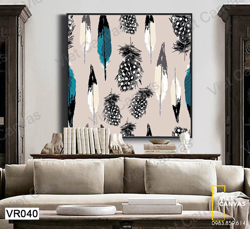 Tranh Lông Vũ - VR040 - Viet Canvas