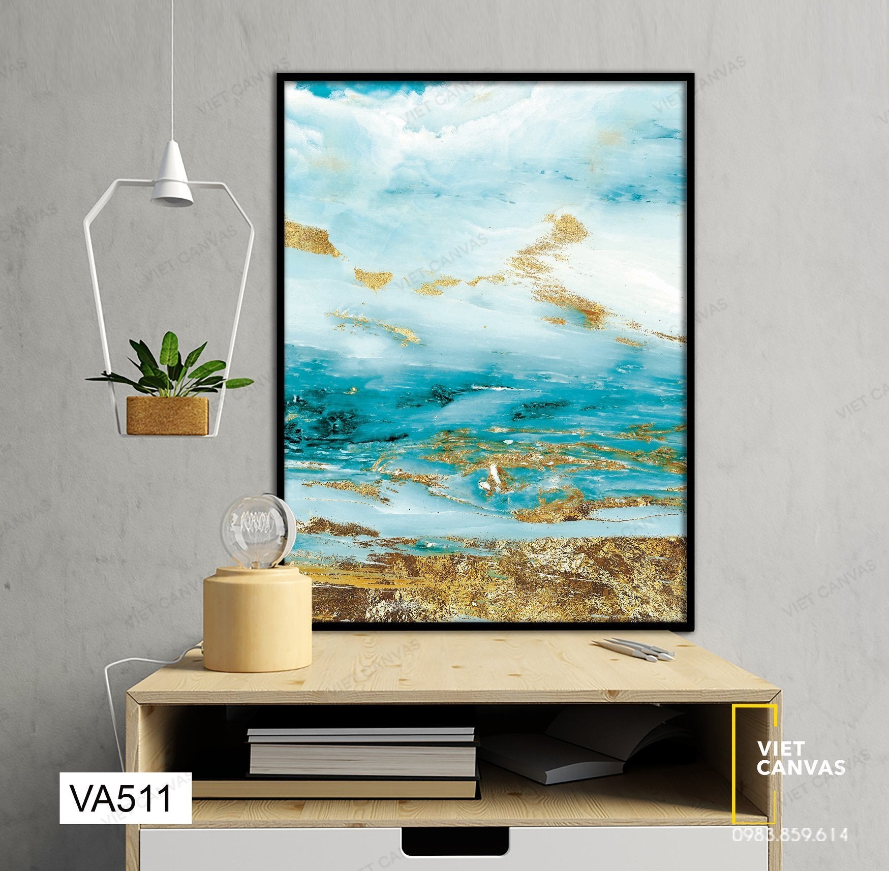 Tranh Sương Mù Trên Biển - VA511 - Viet Canvas
