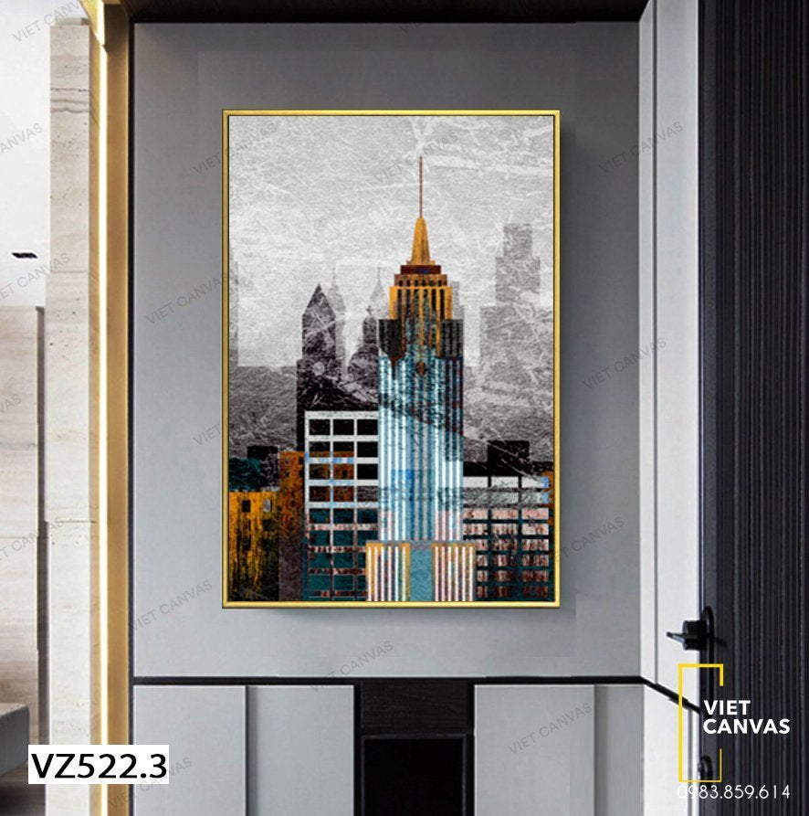 Tranh Tòa Tháp Cao Vút - VZ522.3 - Viet Canvas